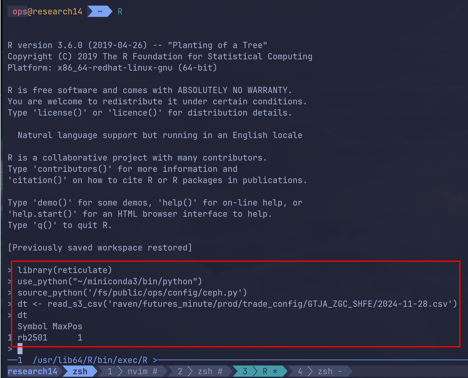 R 调用 python - William